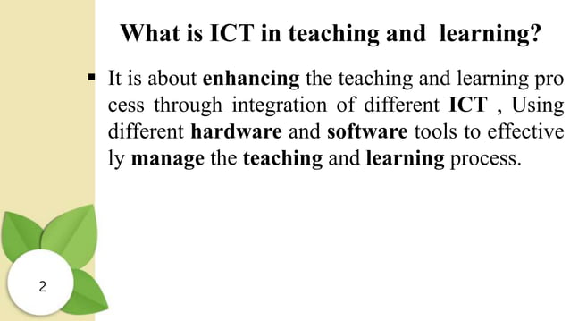 ICT enabled teaching learning | PPT