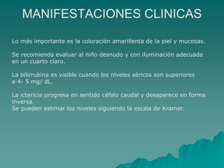Ictericia neonatal | PPT