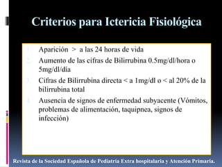 Seminario sencillo sobre ictericia neonatal | PPTX