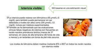 Ictericia neonatal segun las guias ACORN | PPTX