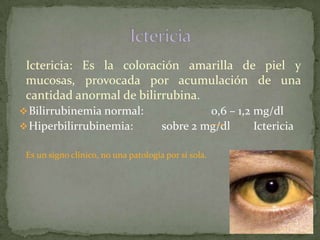 Ictericia obstructiva | PPTX