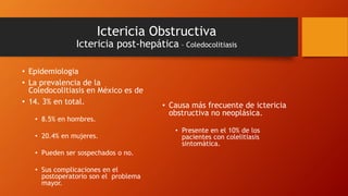 Ictericia obstructiva | PPTX