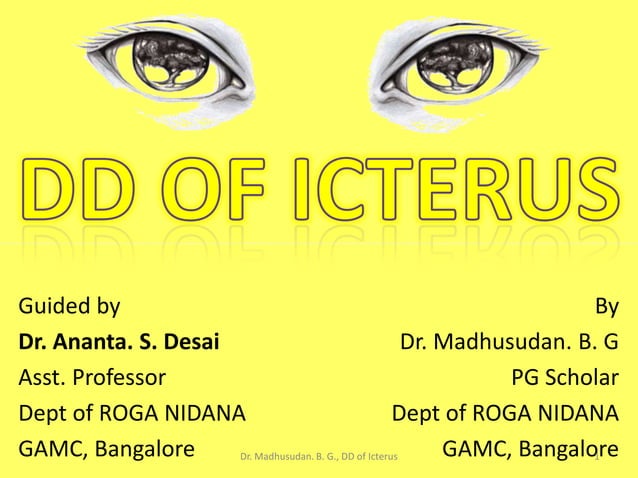 Differential Diagnosis of Icterus/Jaundice | PPTX | Blood Disorders ...