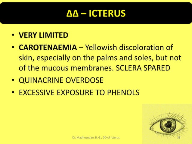 Differential Diagnosis of Icterus/Jaundice | PPTX | Blood Disorders ...