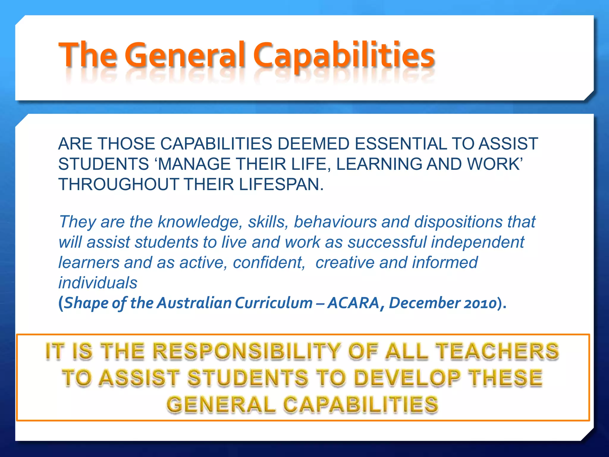Key Differences: ICT General Capability and Digital Technology | PPTX