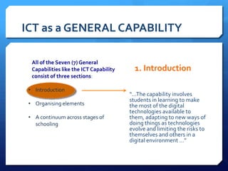 Key Differences: ICT General Capability and Digital Technology | PPTX