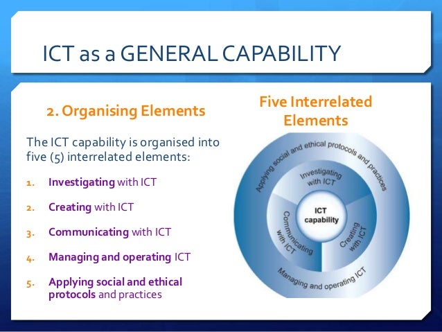 Key Differences Ict General Capability And Digital Technology