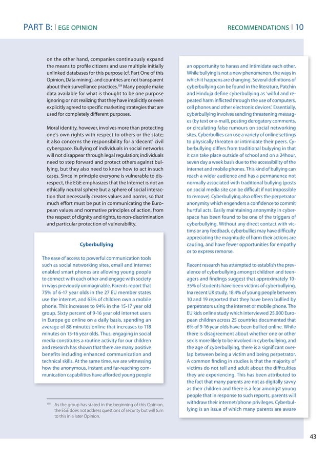 Ethics of Ict opinion 26 final