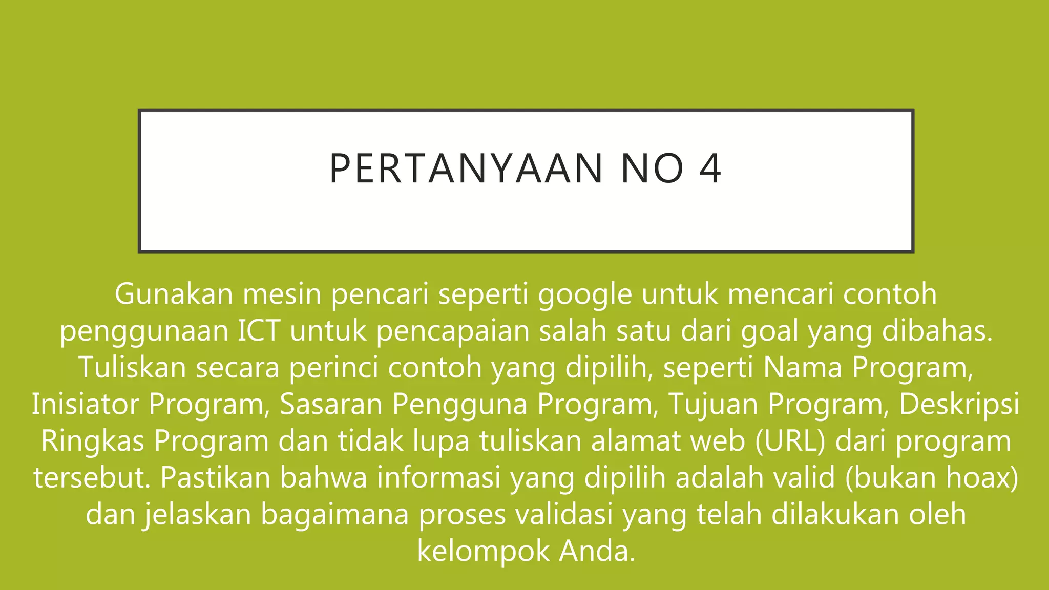 MPKT B - ICT FOR D Bagian II (SDGs) | PPT