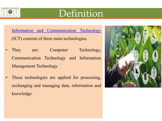 Role of Information and communication for farmers.pptx