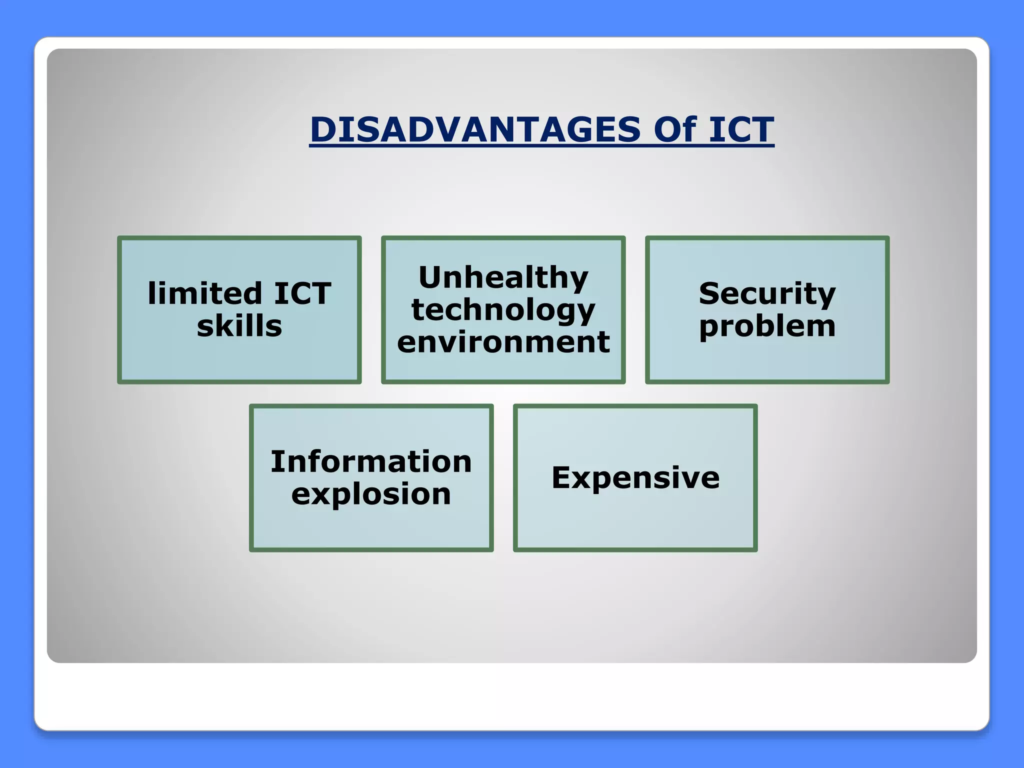 ICT for knowldge sharing | PPTX