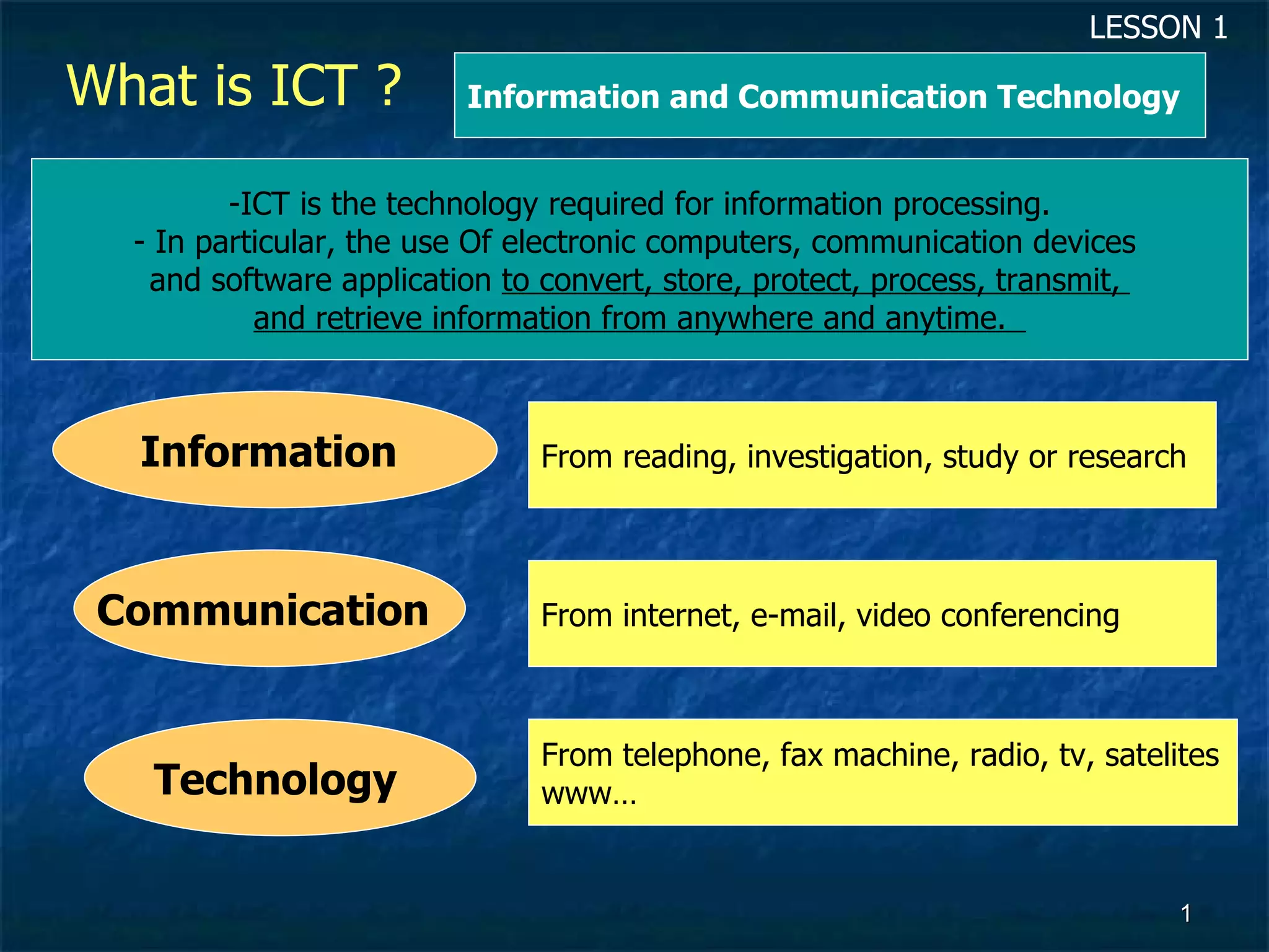 Ict form 4 chapter 1(answer) | PPT