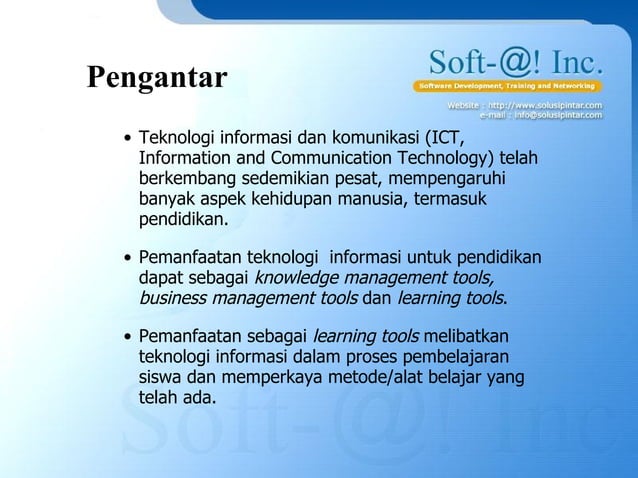 Solusi ICT untuk Sekolah | PPT