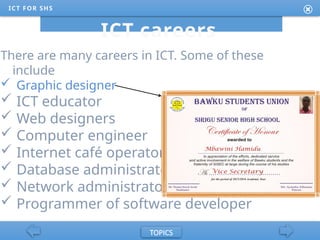 ICT lecture notes for senior high school | PPTX