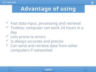 ICT lecture notes for senior high school | PPTX