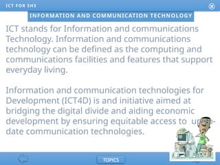 ICT lecture notes for senior high school | PPTX