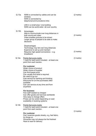 Ict foundation marking | PDF