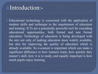 Ict future education | PPT