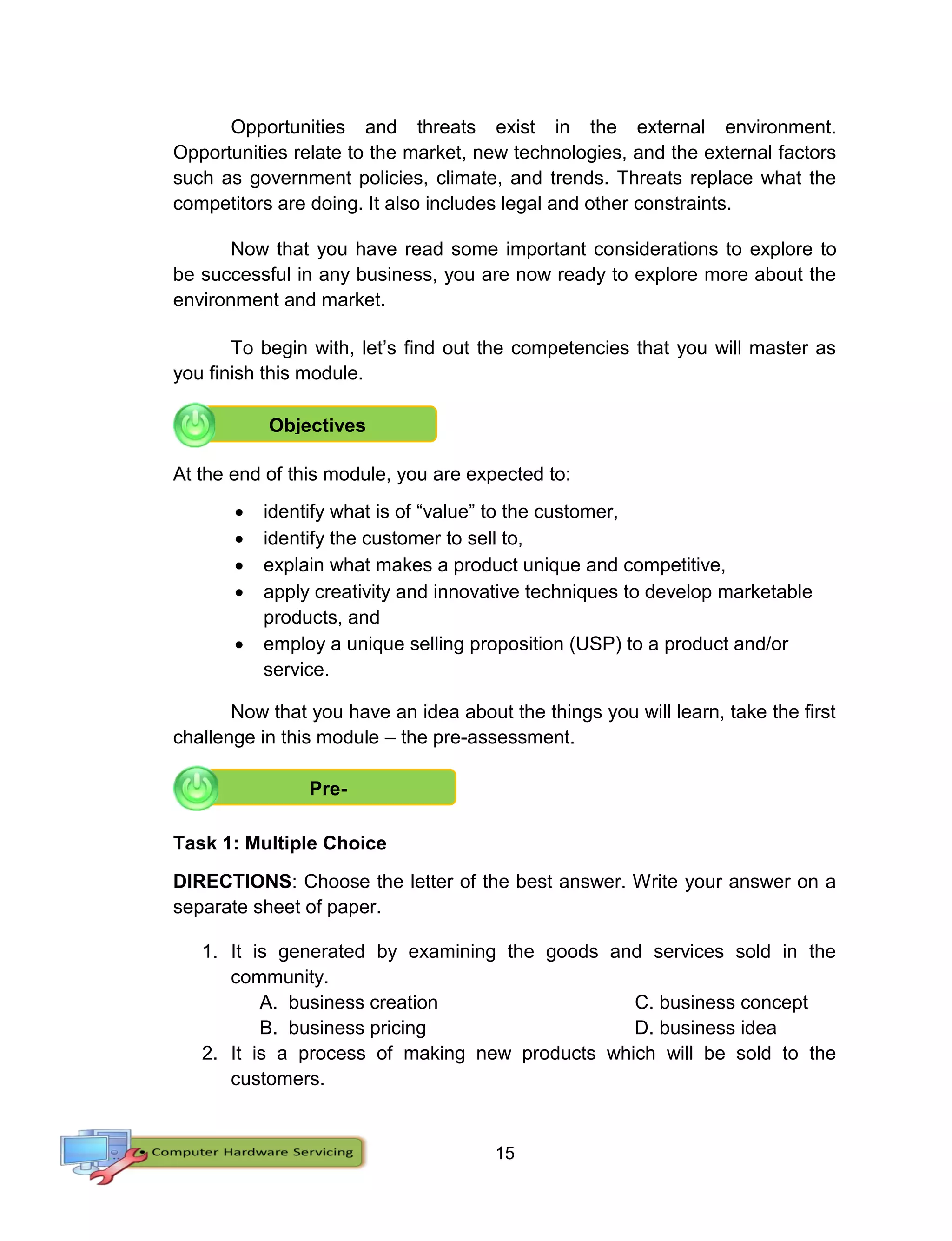 CHS Learning Module G10 | PDF