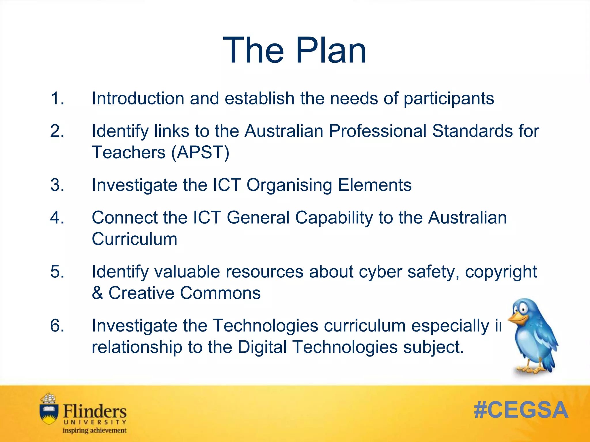 Australian Curriculum: ICT general capability and digital technologies ...