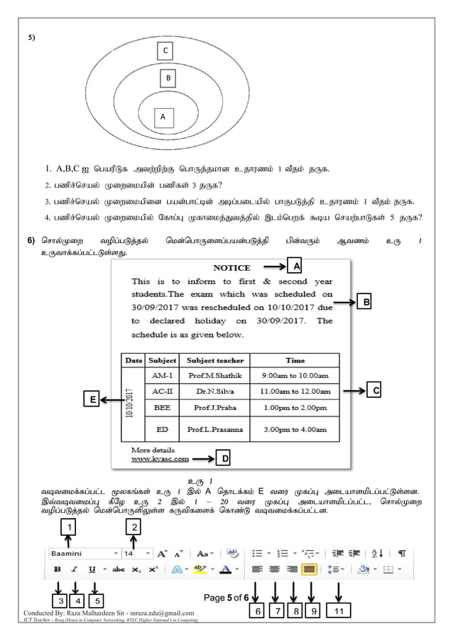ICT Grade 10, 2nd Term Paper By Raza Malhardeen Sir Beng(Hons) | PDF
