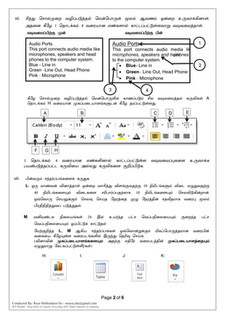 ICT Grade 10, 2nd Term Paper By Raza Malhardeen Sir Beng(Hons) | PDF