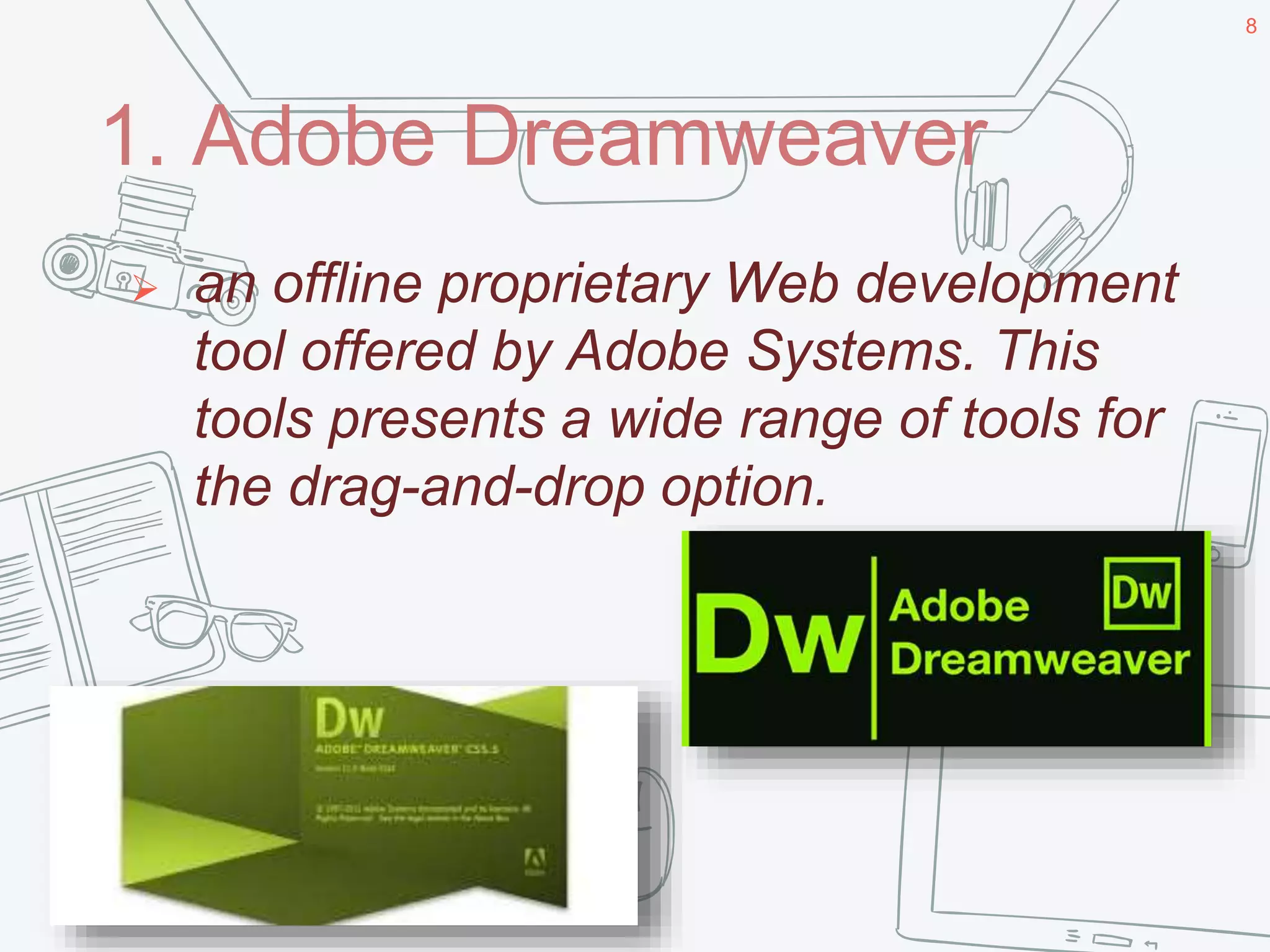 Web Design Tools (WYSIWYG) | PPTX