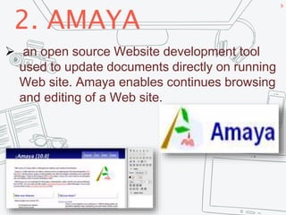 Web Design Tools (WYSIWYG) | PPTX