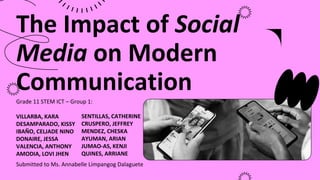 ICT Group 1 (The Impact of Social Media on Modern Communication).pdf