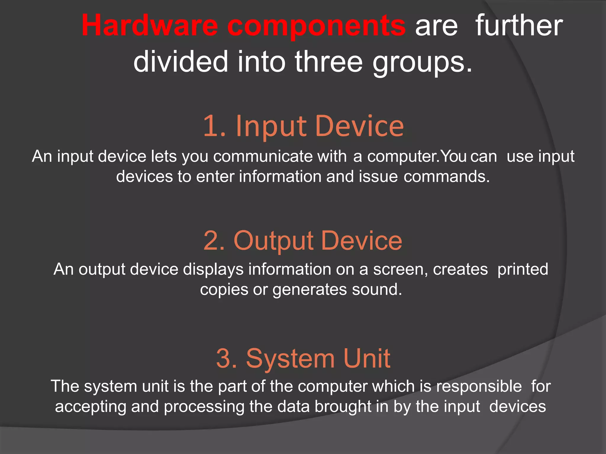 Ict hardware | PPT
