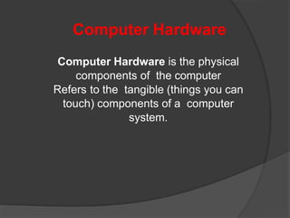 Ict hardware | PPT