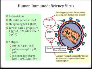 Pemeriksaan HIV dan Anti-T. pallidum Metode Imunokromatografi | PPTX
