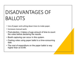 use of technology in elections in india | PPTX