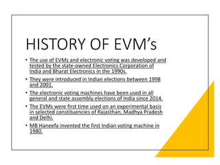 use of technology in elections in india | PPTX