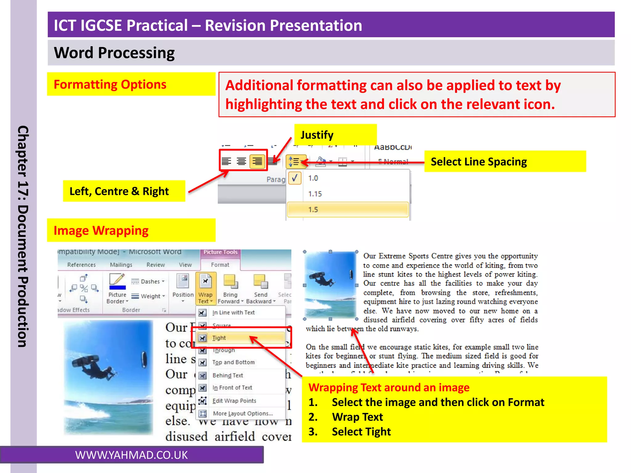 Ict Igcse Practical Revision Word Processing Pdf