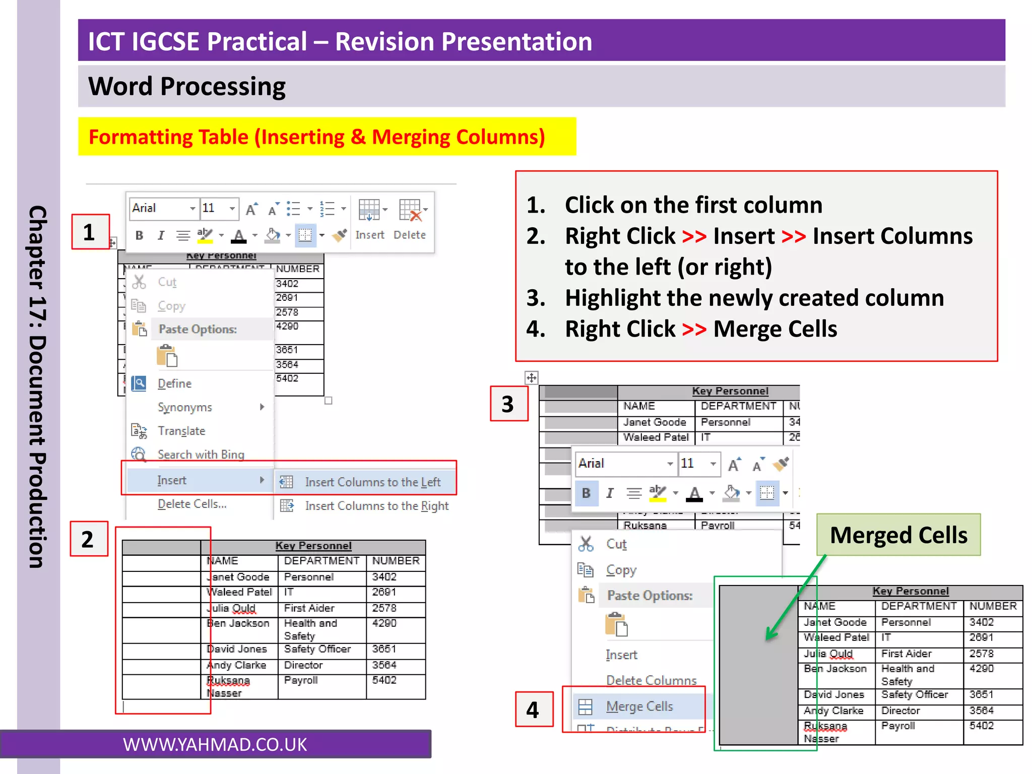 Ict Igcse Practical Revision Word Processing Pdf