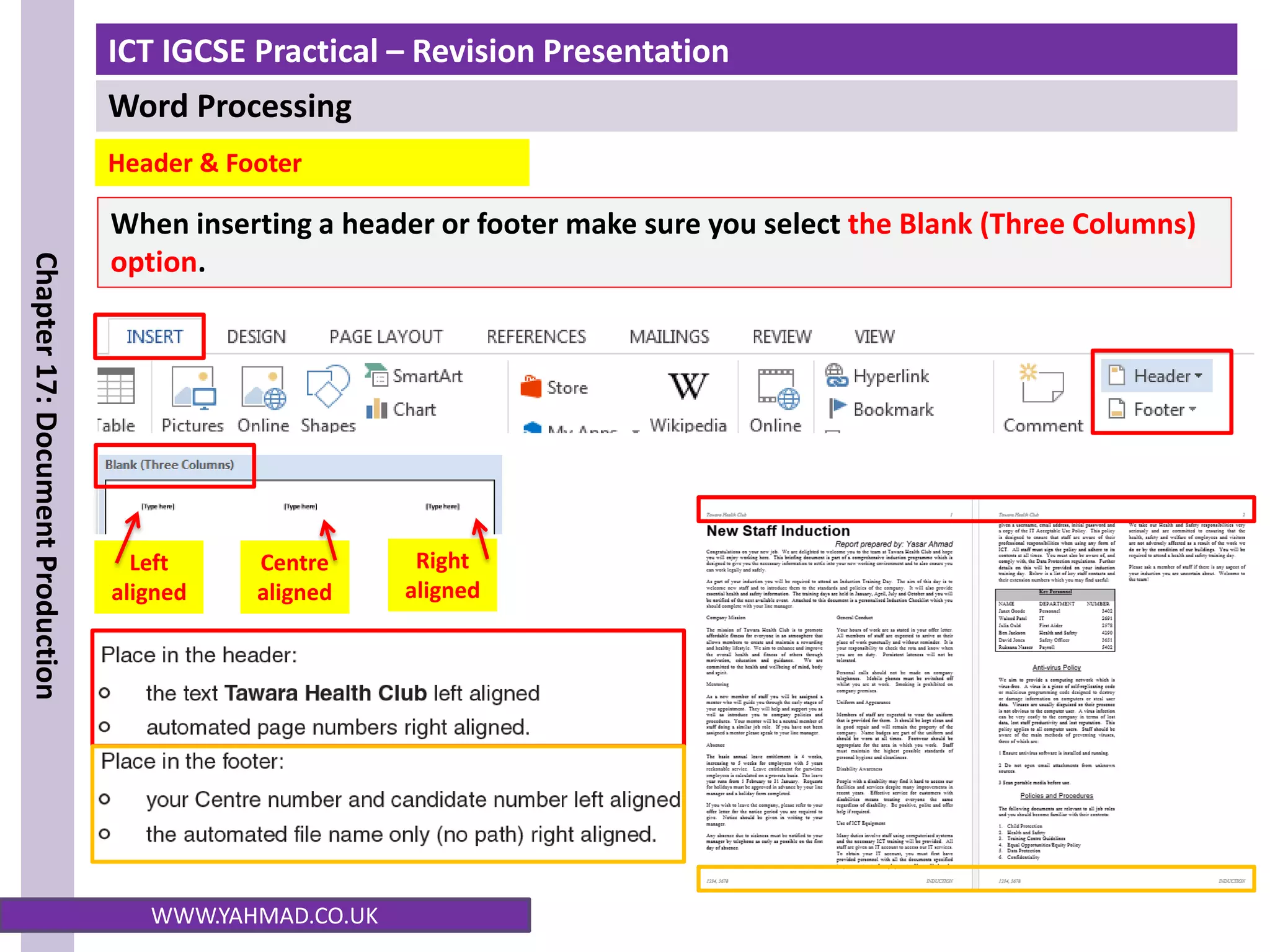 Ict Igcse Practical Revision Word Processing Pdf