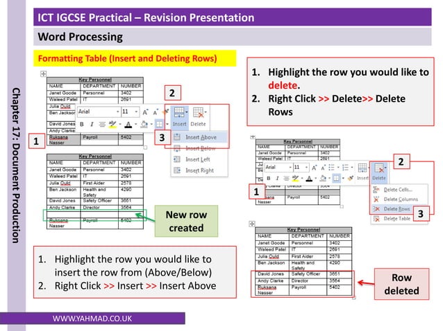 ICT IGCSE Practical Revision - Word Processing.pdf | Desktop Publishing ...
