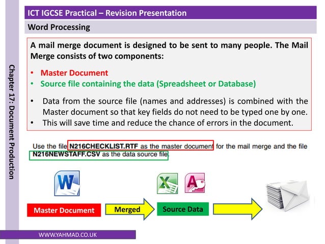 ICT IGCSE Practical Revision - Word Processing.pdf | Desktop Publishing | Computer Software and ...