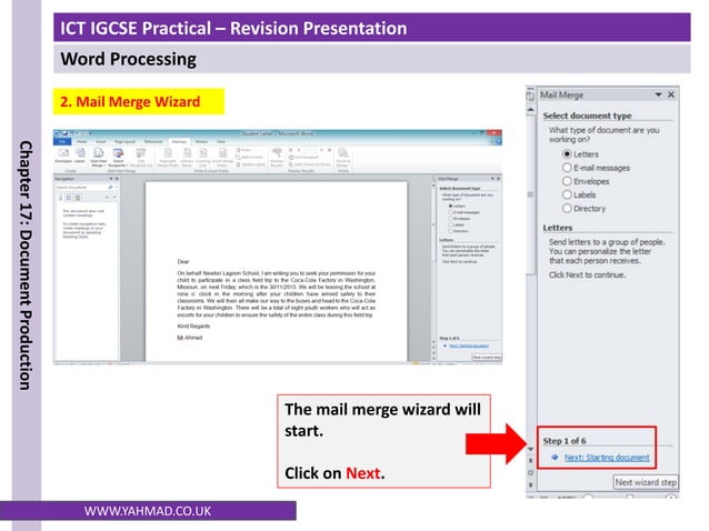 ICT IGCSE Practical Revision - Word Processing.pdf | Desktop Publishing ...