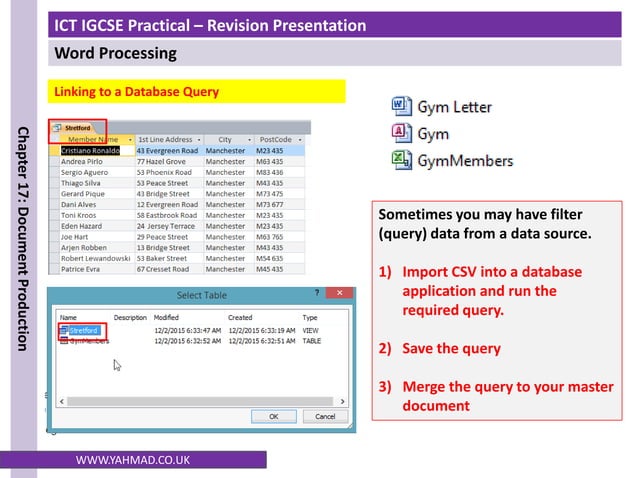 ICT IGCSE Practical Revision - Word Processing.pdf | Desktop Publishing | Computer Software and ...