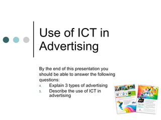 Ict in advertising ca | PPT