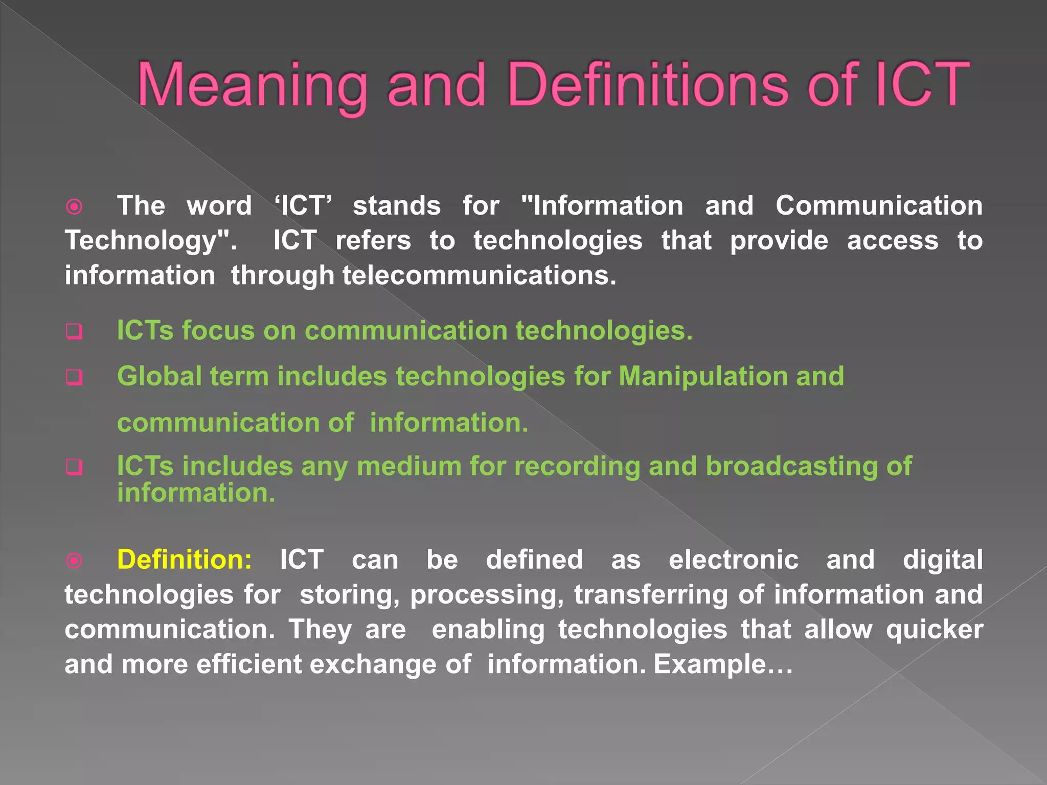 Ict in agricultural extension | PPTX