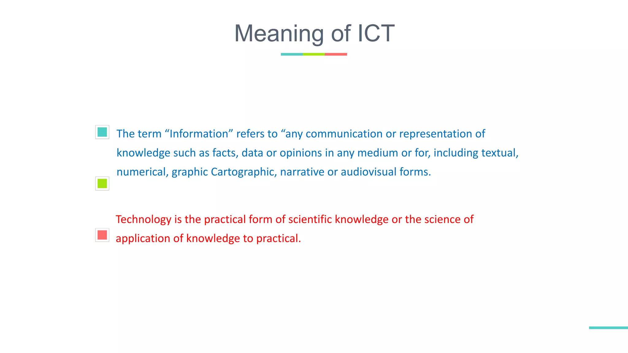ICT in Big Theory | PPTX