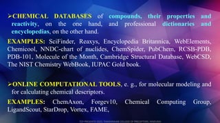 ICT IN CHEMISTRY EDUCATION | PPTX