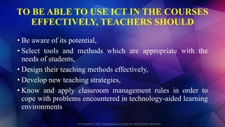 ICT IN CHEMISTRY EDUCATION | PPTX
