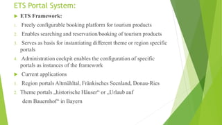 ICT for tourism in destination management ppt | PPTX