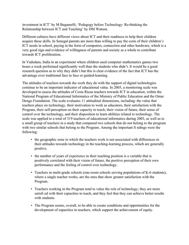 ICT In Developing World | PDF