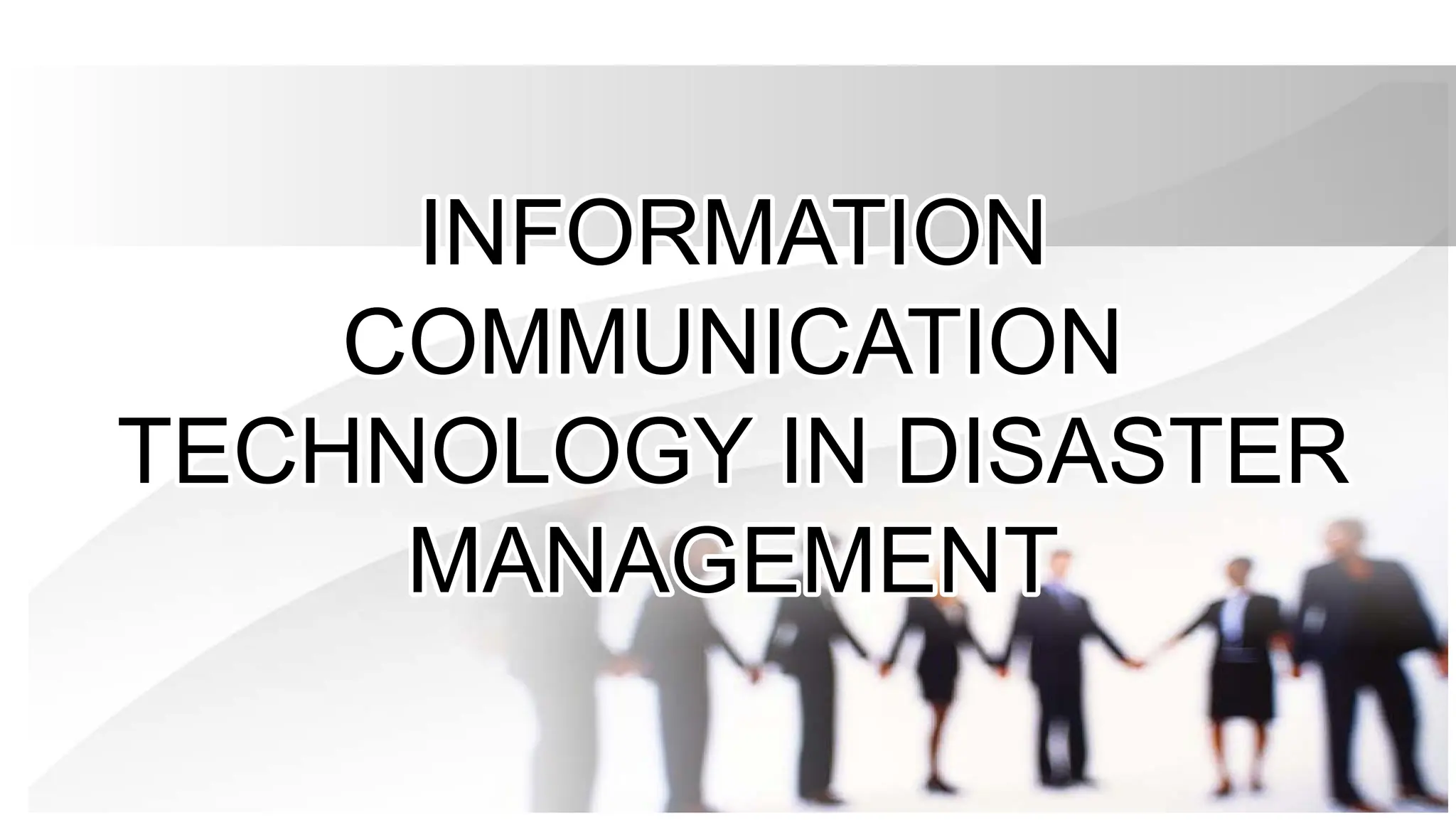 ICT IN DISASTER MANAGEMENT ict busness.pdf