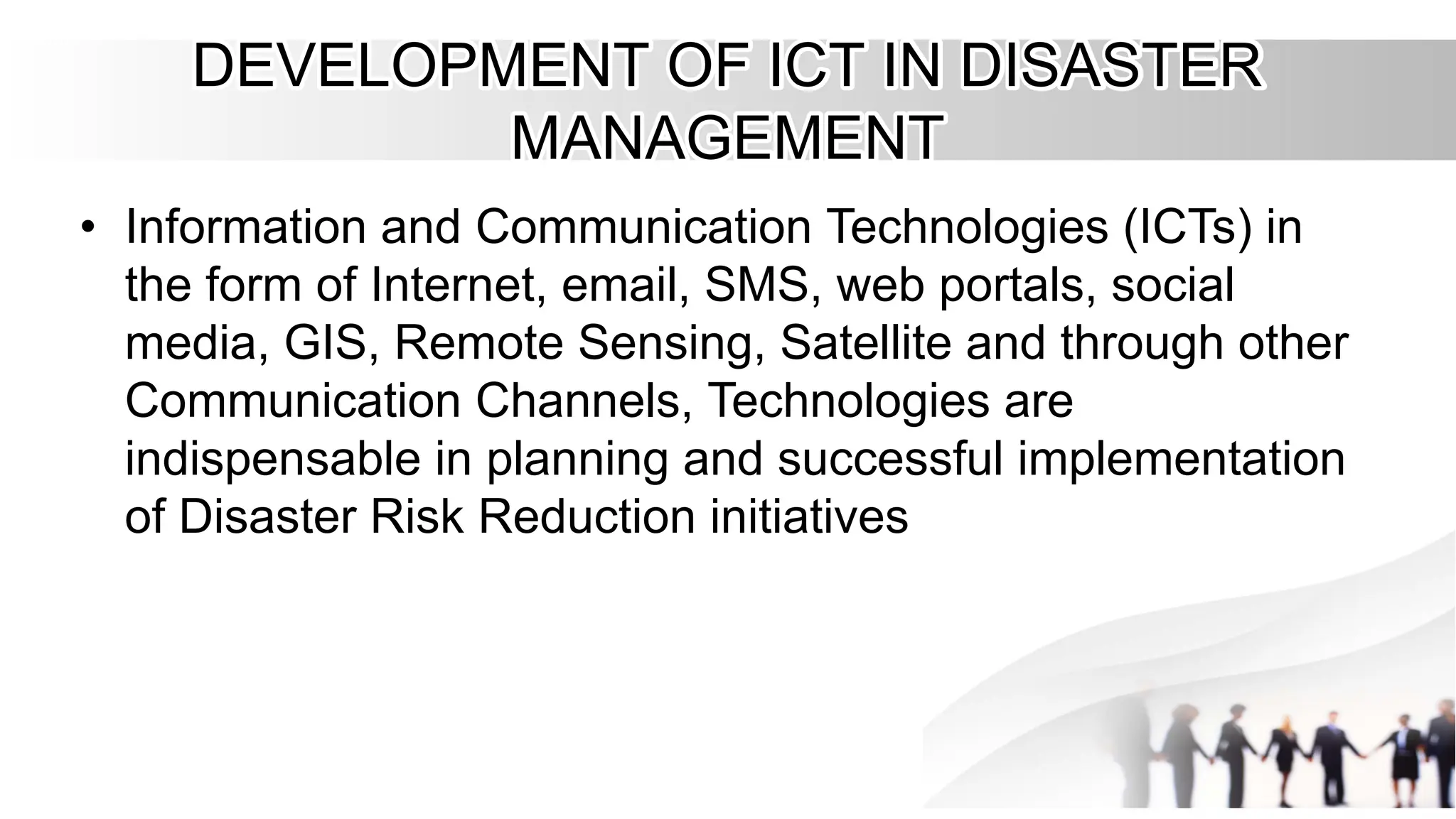 ICT IN DISASTER MANAGEMENT ict busness.pdf